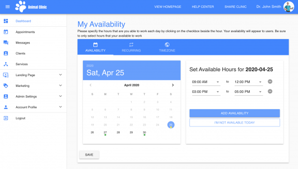 Smart.Vet - Virtual Care Platform - Smart.Vet