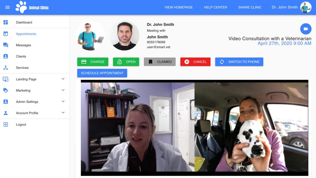 Smart.Vet - Virtual Care Platform - Smart.Vet